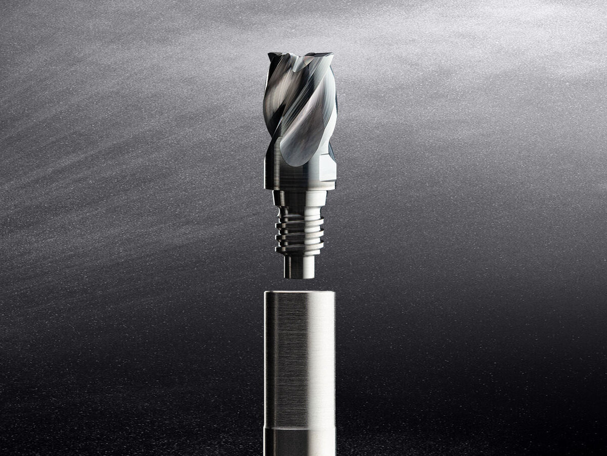 DG modular interchangeable head milling system