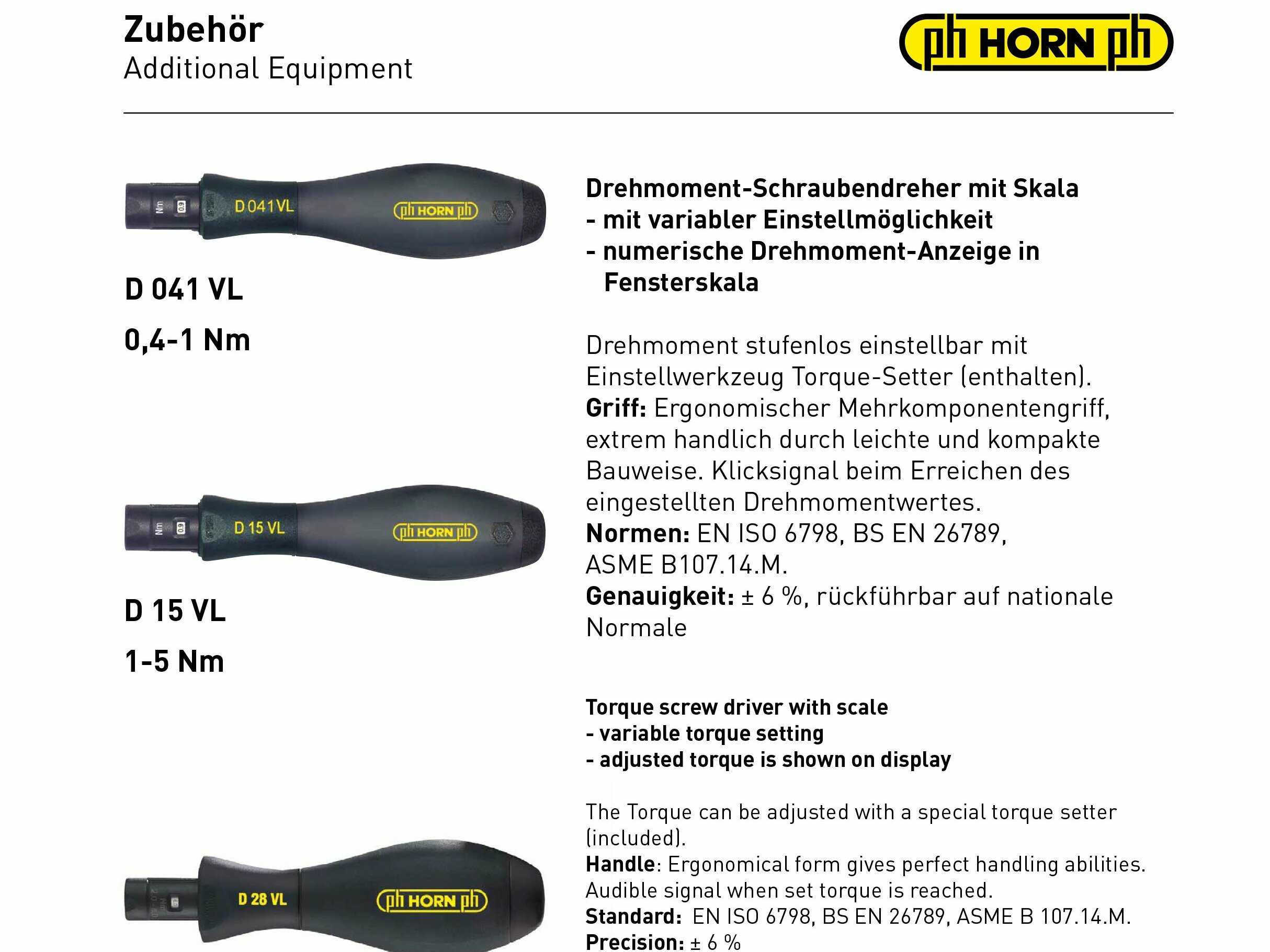 Technical instructions | HORN